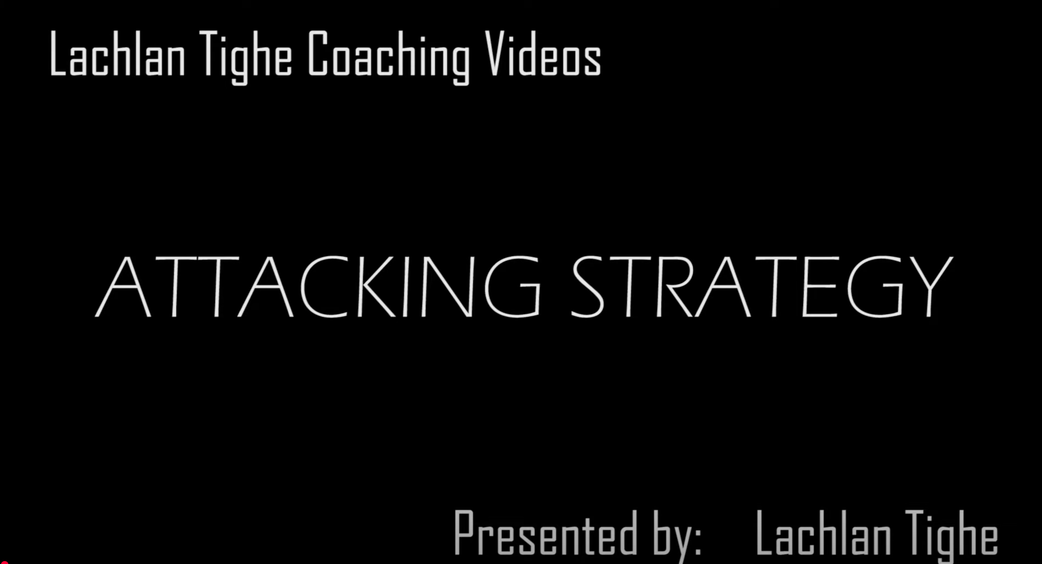 Attacking Strategy: Tighe Series 2018 - Lawn Bowls For All